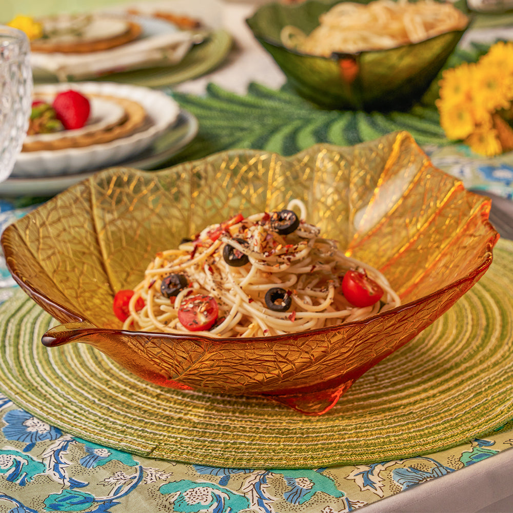 Sylvia Glass Leaf Set – Pink Palette Stationery